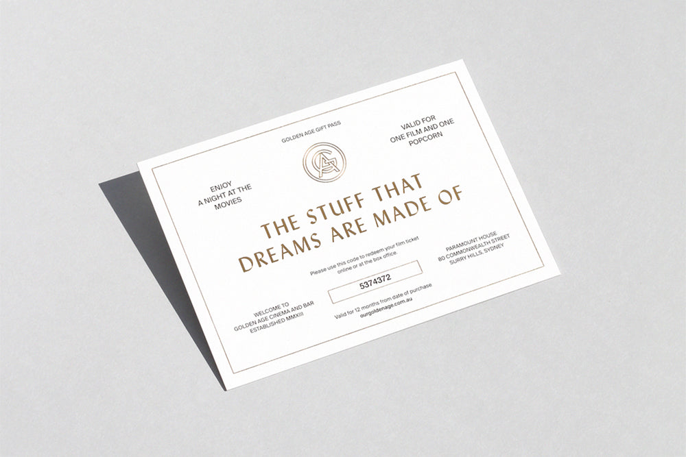 Gift Passes – Golden Age